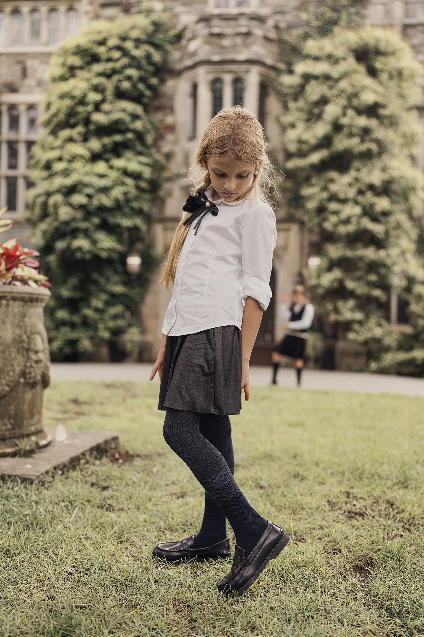 Smiley Square Tights